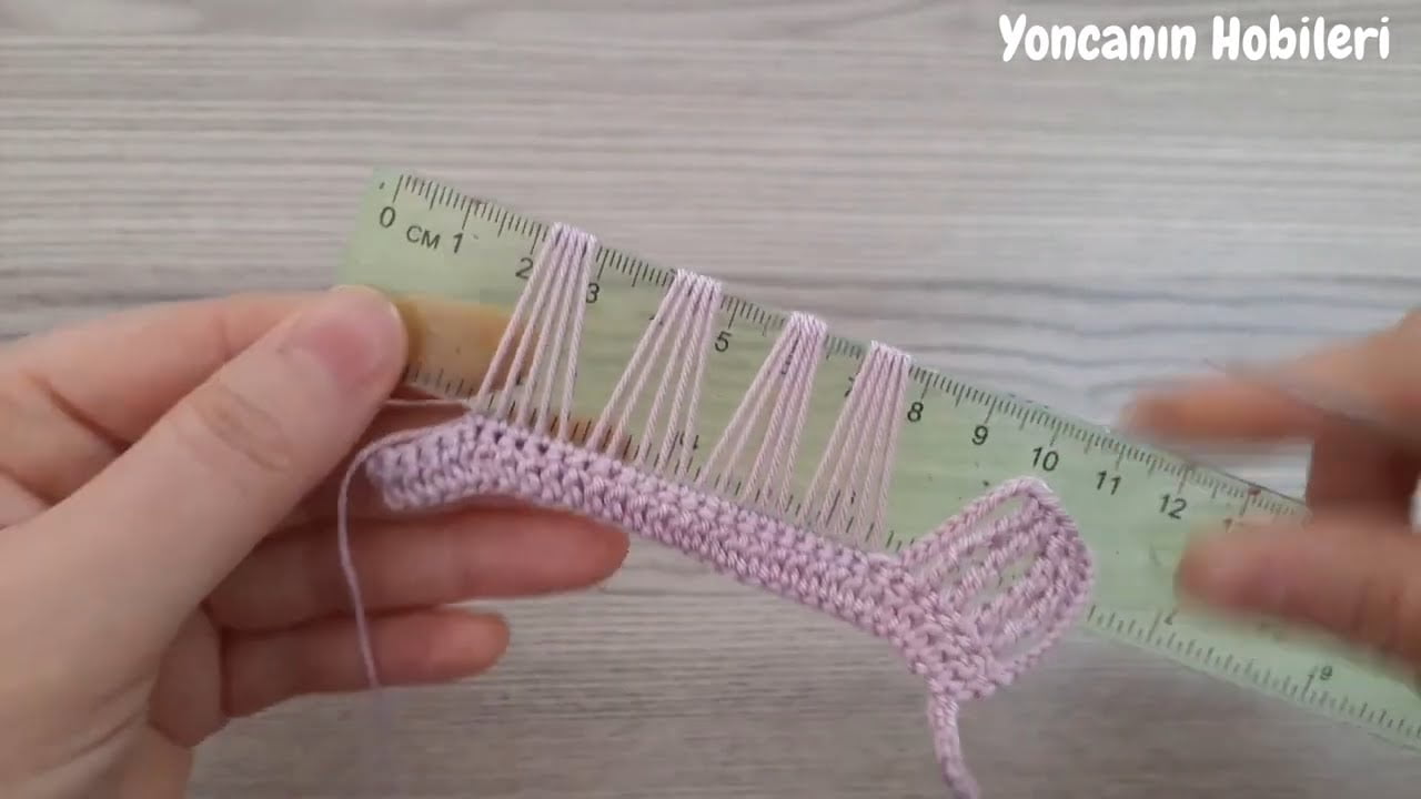 Crochet Knitting Pattern with Very Interesting Ruler - En İyi Fikirler ...